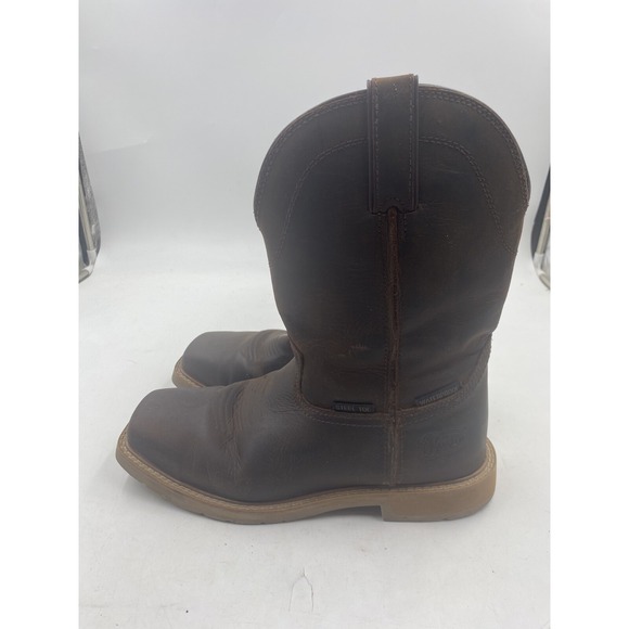 Justin Boots | Shoes | Justin Mens 1d Buster Brown Leather Square Steel ...